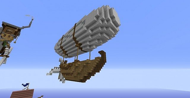 Small dirigible Minecraft Map