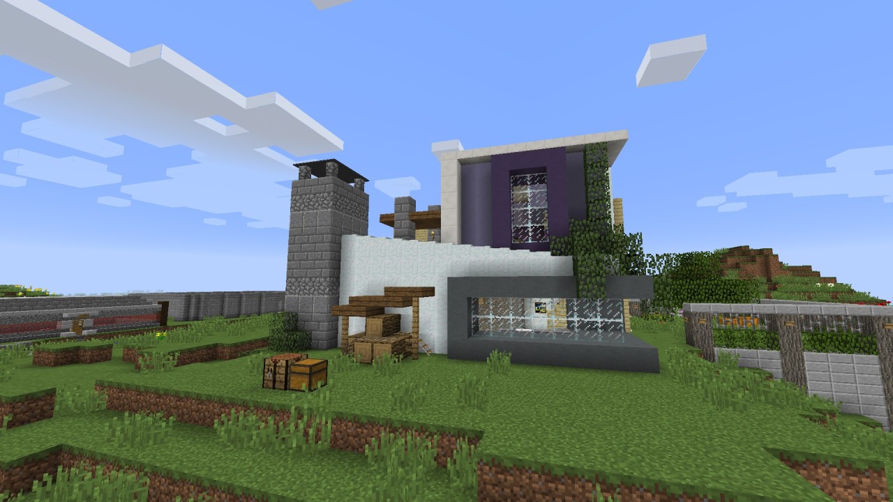 :: My Modern SMP House :: Minecraft Map