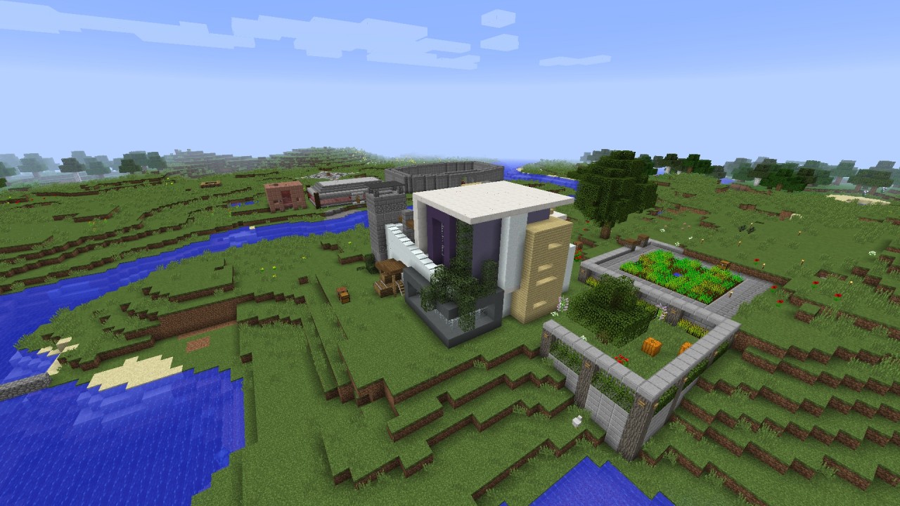:: My Modern SMP House :: Minecraft Map