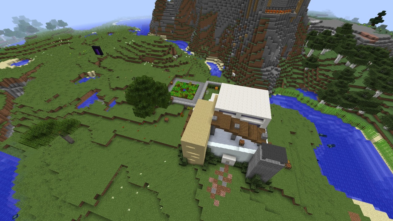 :: My Modern SMP House :: Minecraft Map