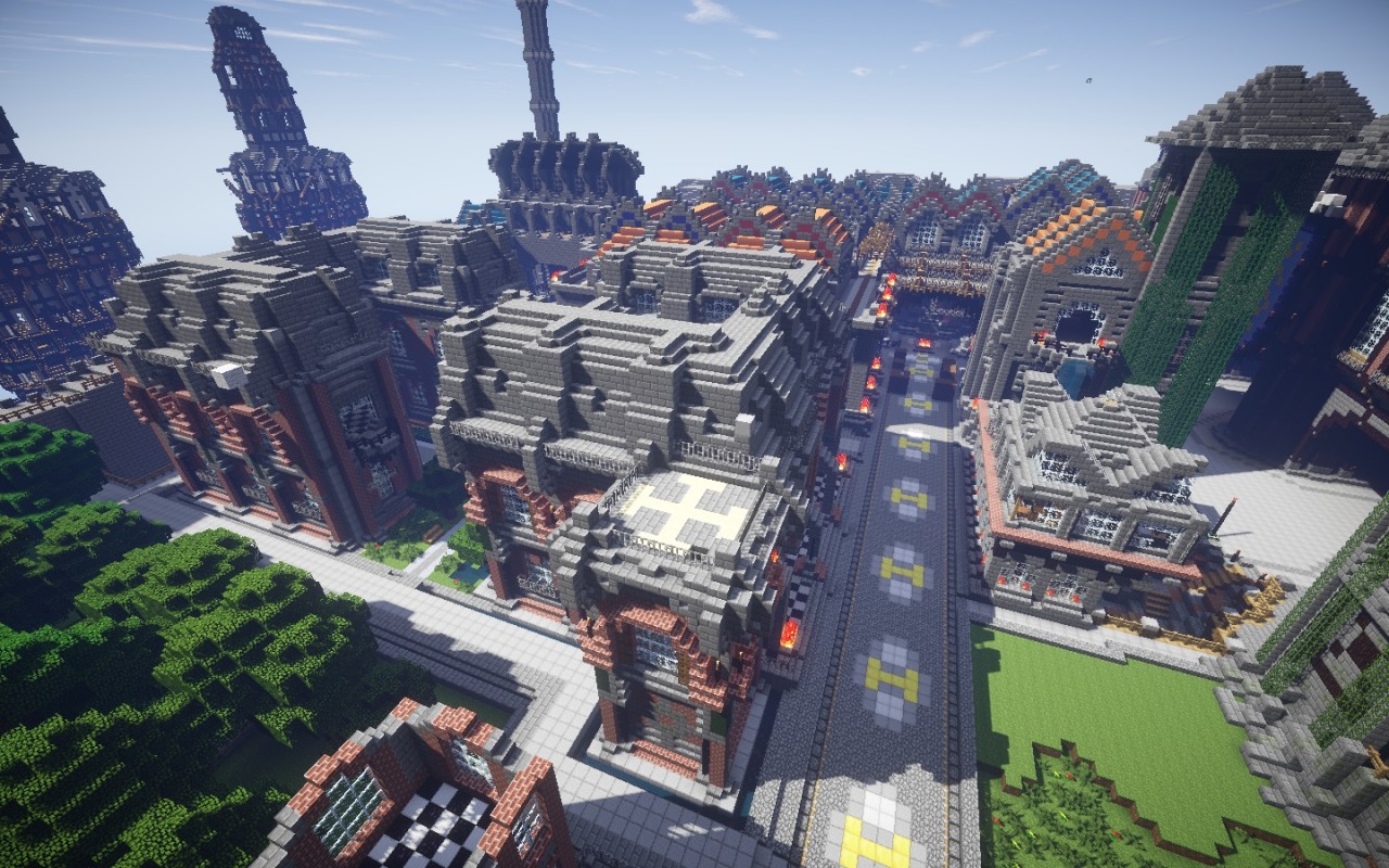 TownHouse in U-Form Minecraft Map