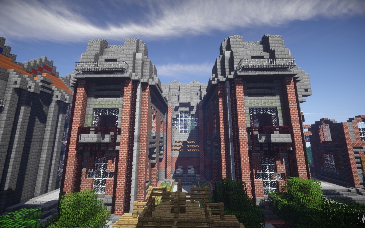 TownHouse in U-Form Minecraft Map