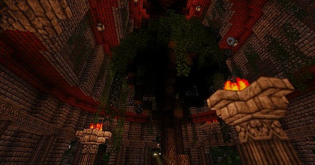 Overgrown Temple Schematic Minecraft Map