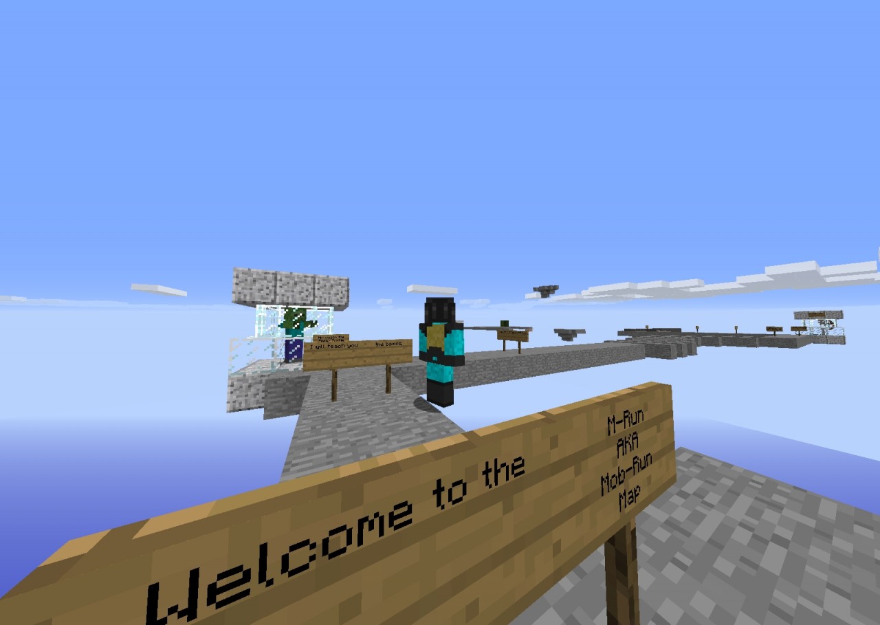 [Parkour / X-Run] Minecraft M-Run (Mob-Run) V1.1 Minecraft Map