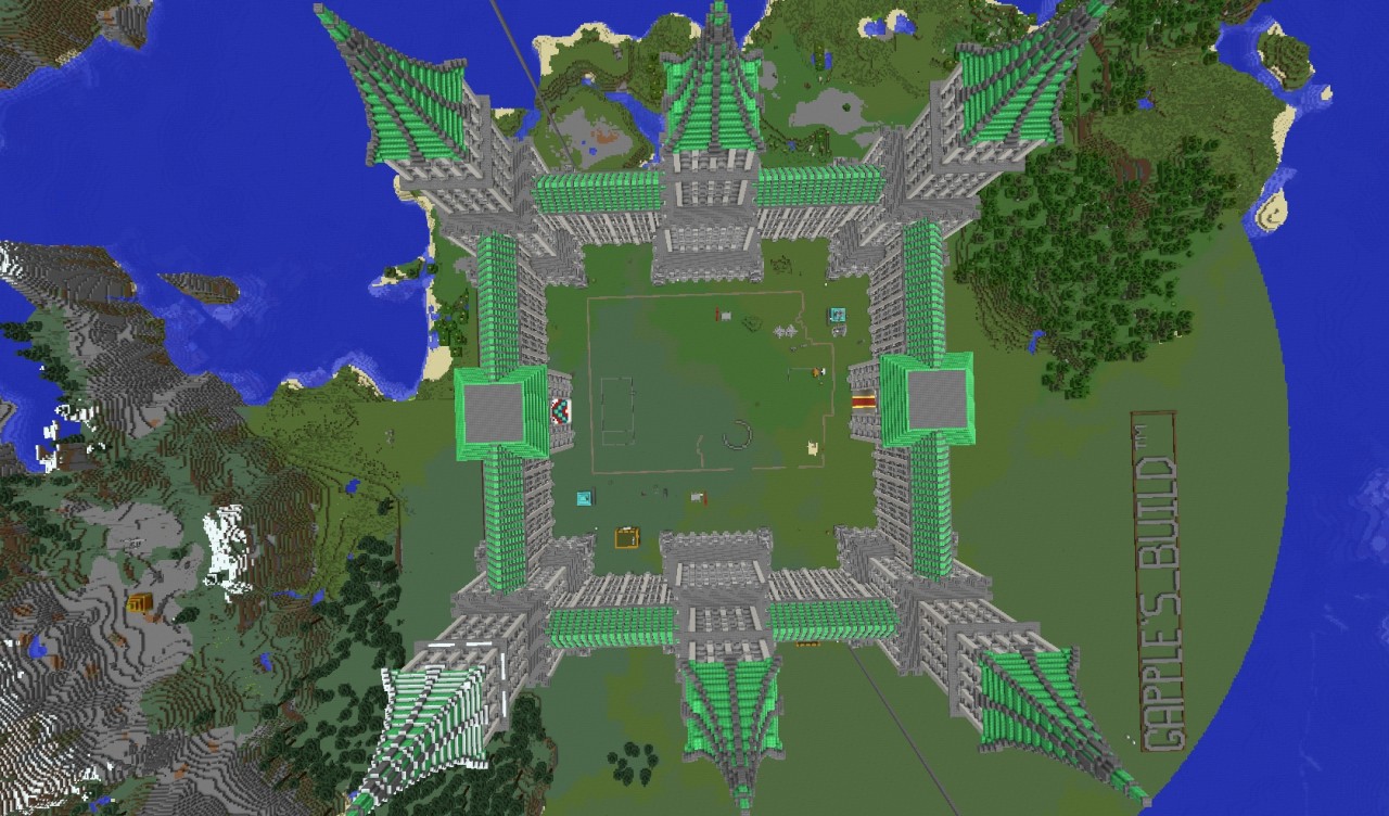 Emerald Fortress Minecraft Map