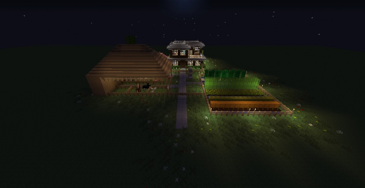 Simple Minecraft House (Flatland) [First Map!] 1.8 Required Minecraft Map