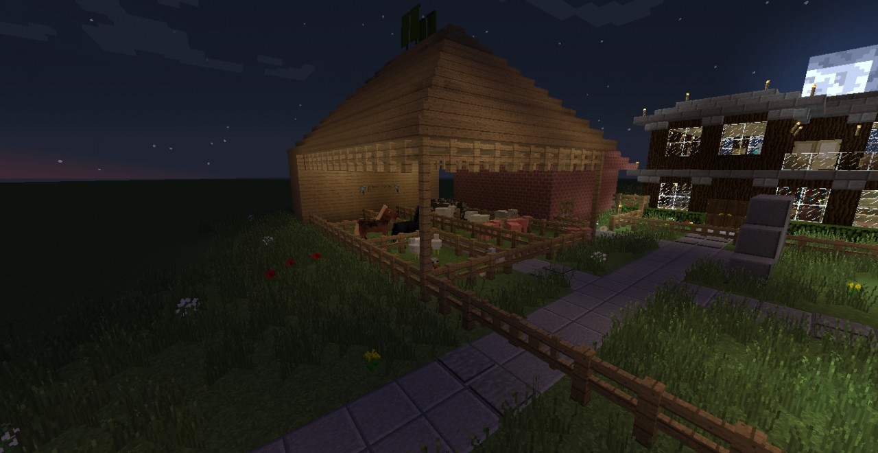 Simple Minecraft House (Flatland) [First Map!] 1.8 Required Minecraft Map