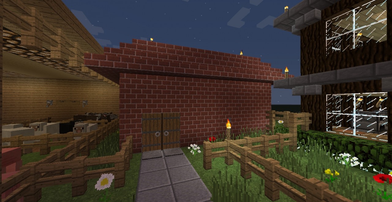 Simple Minecraft House (Flatland) [First Map!] 1.8 Required Minecraft Map