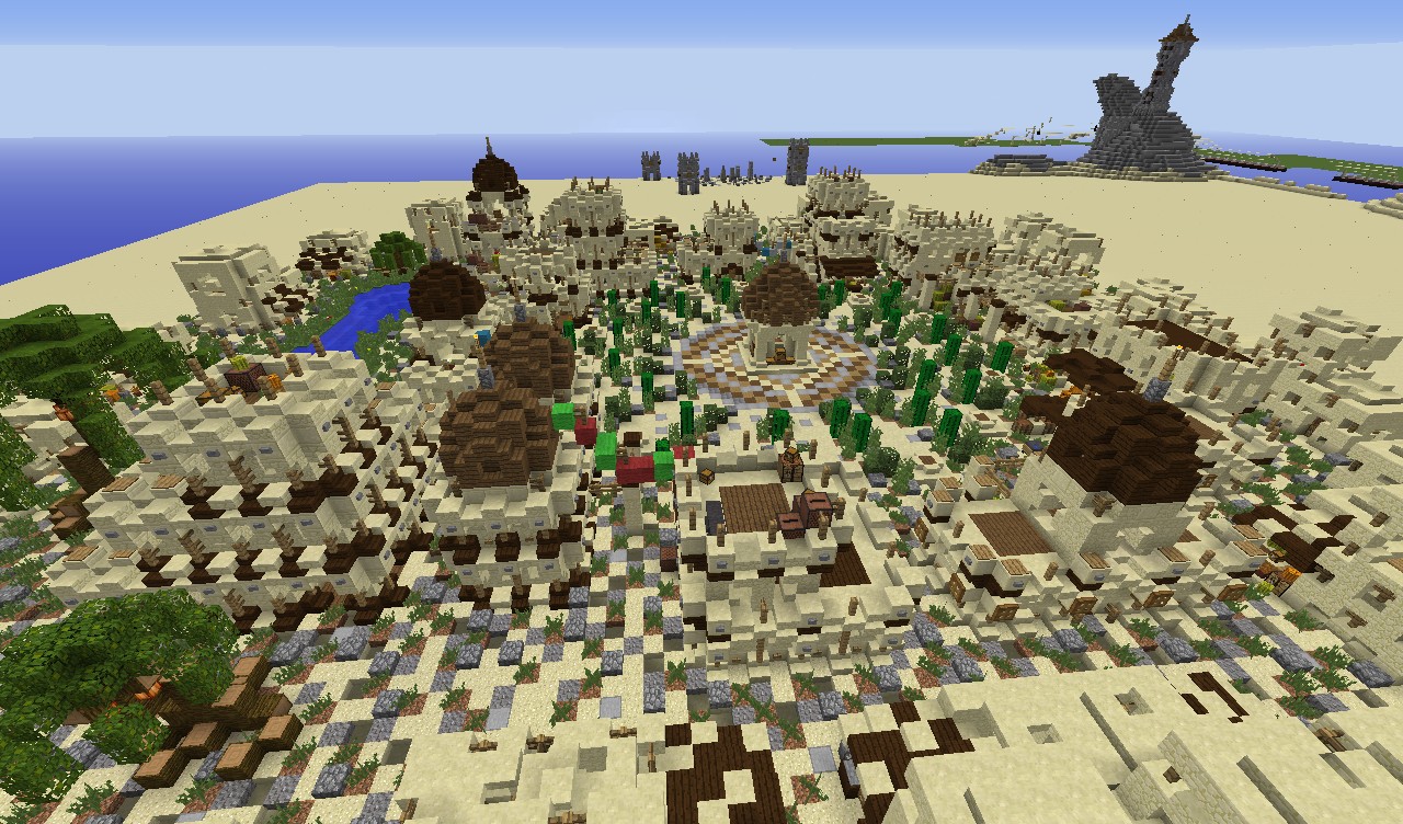Desert Village Minecraft Map