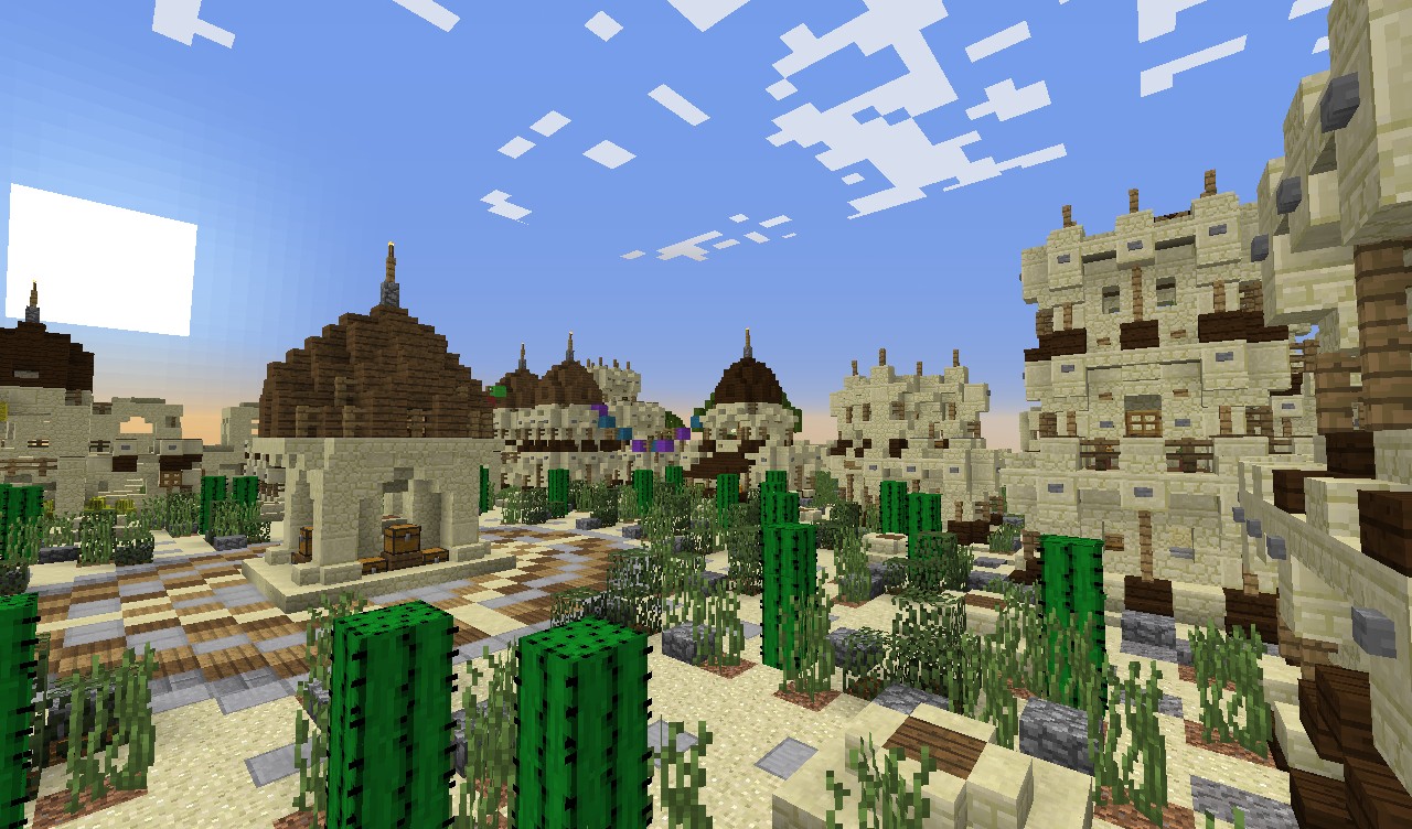 Desert Village Minecraft Map