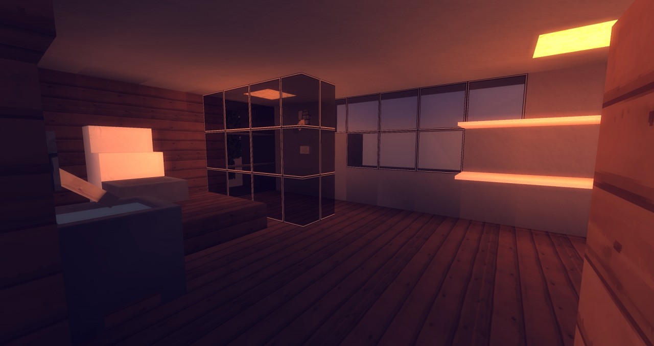 Modern house speed build Minecraft Map