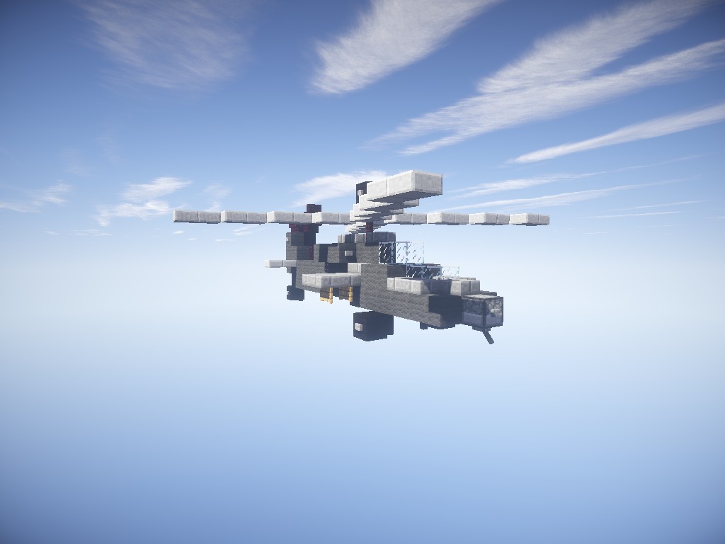 AH64 Apache Minecraft Map