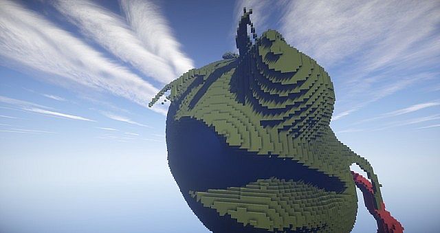 Alien Head Hideout Minecraft Map