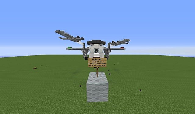 F-18 And E-2 Hawkeye Minecraft Map