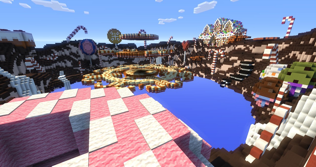 TNT Run: Candy Minecraft Map