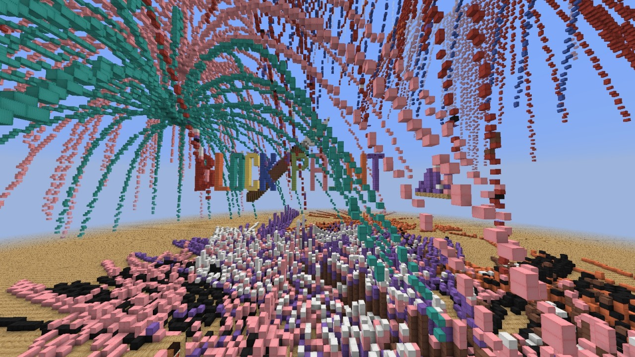 Block Paint - Activity Map Minigame for Vanilla MInecraft 1.8 Minecraft Map