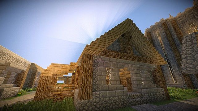 Superflat CITY - Village Make-Over (As seen on Superflat Survival by ...