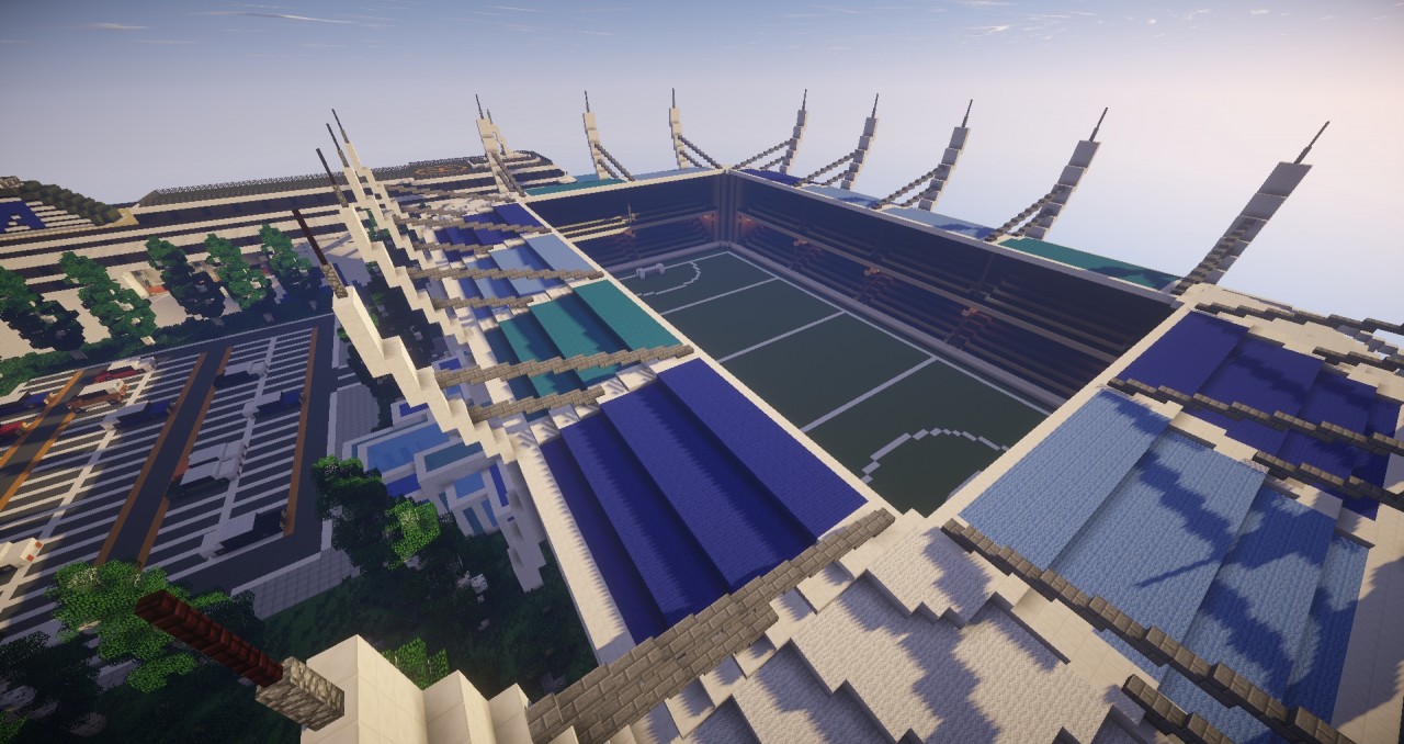 Hollandia tullip, a modern stadium Minecraft Map