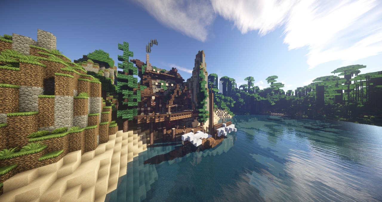 Pinepeak River Ranch | by b1418 Minecraft Map