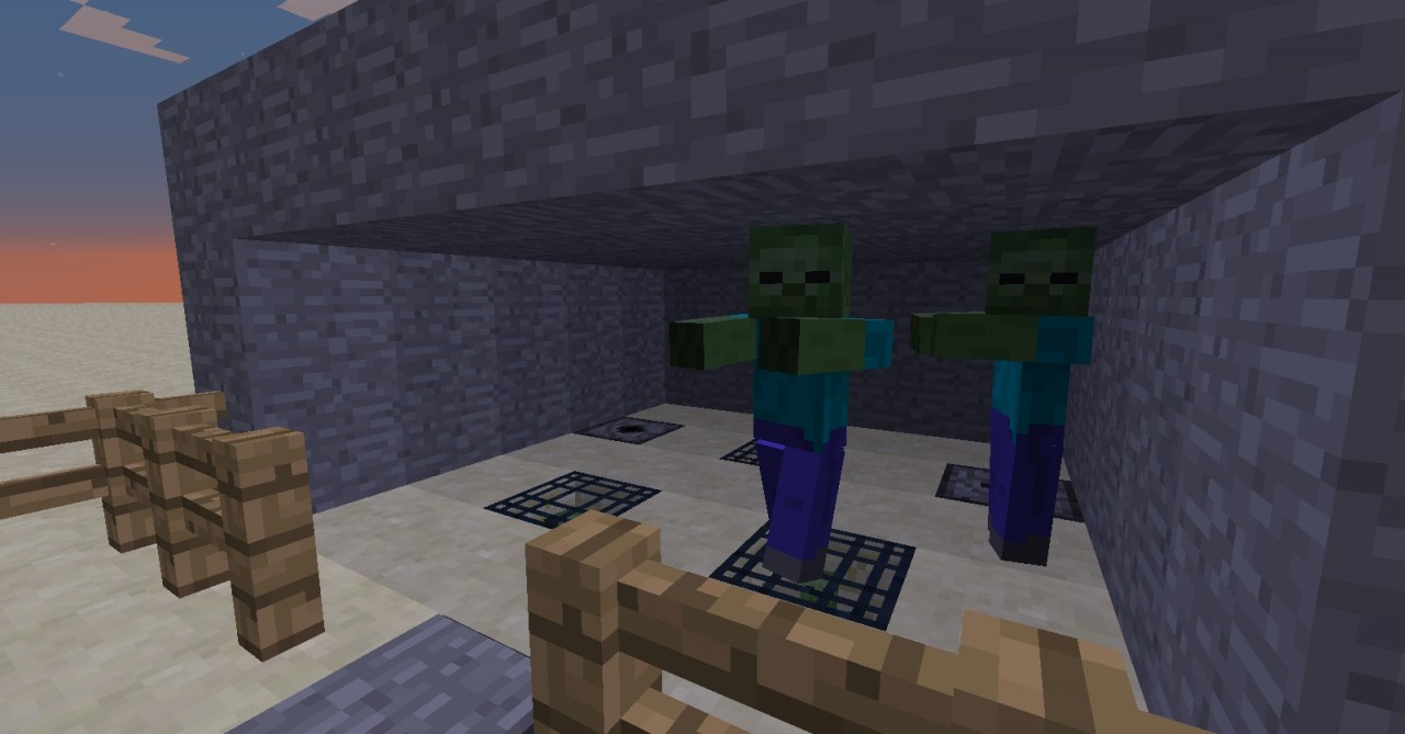 Blocks vs Zombies Minecraft Map