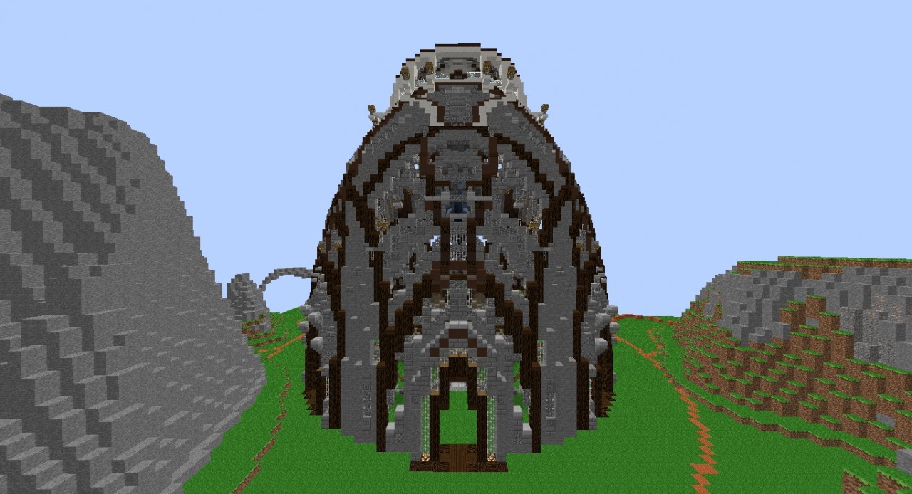 Large Server Spawn Minecraft Map