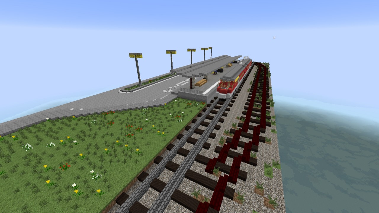 Small Bus - Train Station for German S-Bahn Minecraft Map