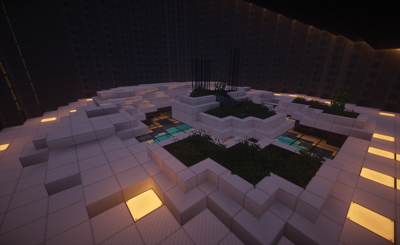 The Hive, a skyscraper complex Minecraft Map