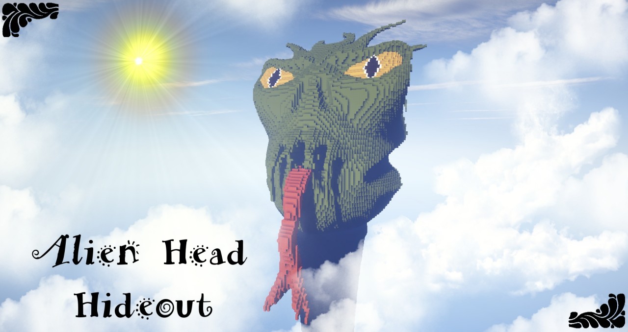 Alien Head Hideout Minecraft Map