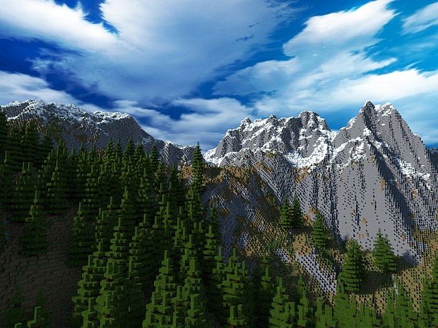 Alpine Landscape [1.7] Minecraft Map