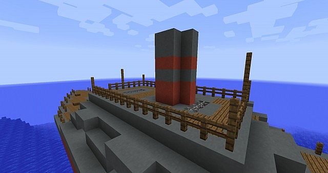 Confederate Ironclad Ship: CSS Texas Minecraft Map
