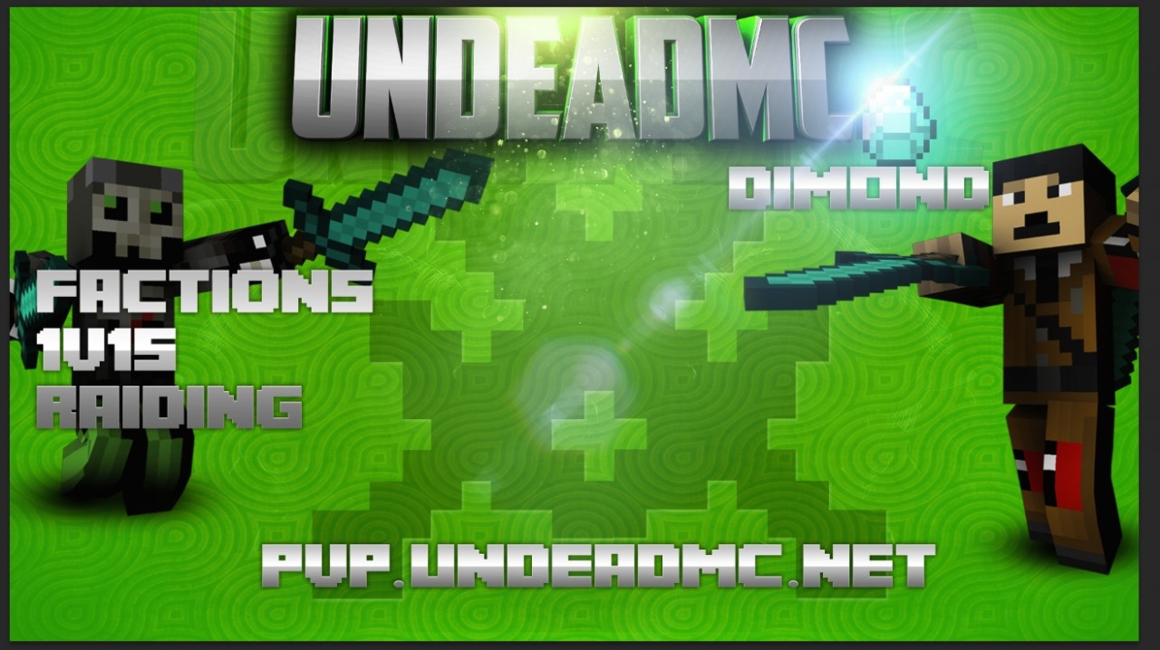 UndeadMC 2.0 {1.8} [Factions] [Mcmmo] [Raiding] [1v1's] [Custom PVP Biomes] [Recruiting Staff ...