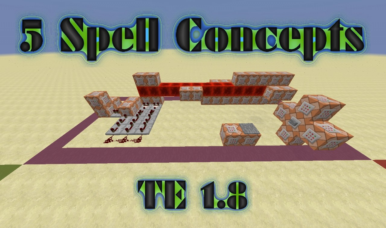 5 Spell Concepts TE 1.8 Minecraft Map