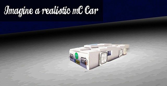 Imagine: a realistic mc car | 100 subs build! | POP REEL! Minecraft Map