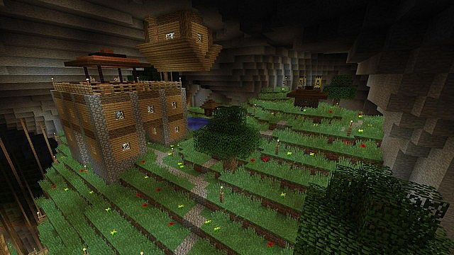 Underground World Minecraft Map