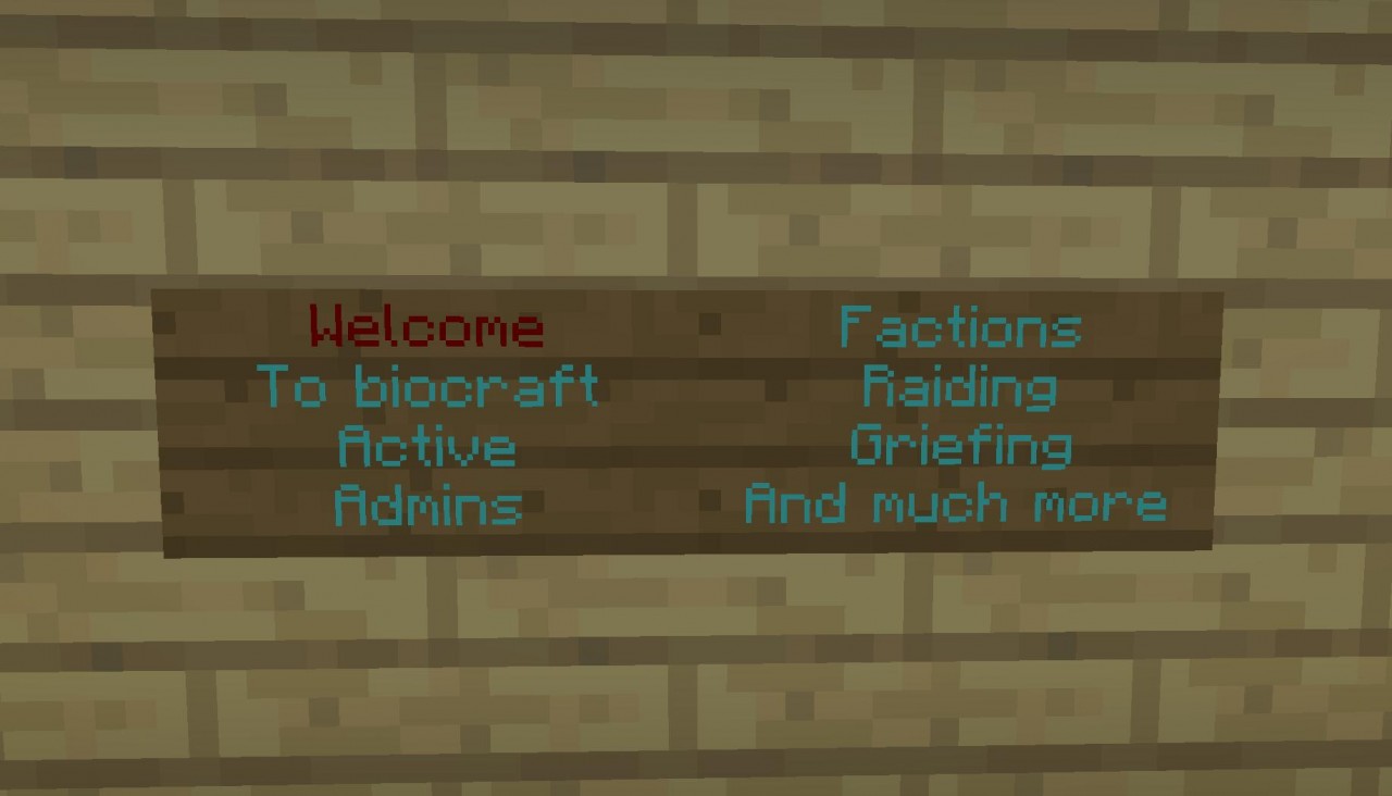 BioCraft Minecraft Server