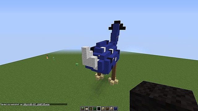 Peacock house. Minecraft Project