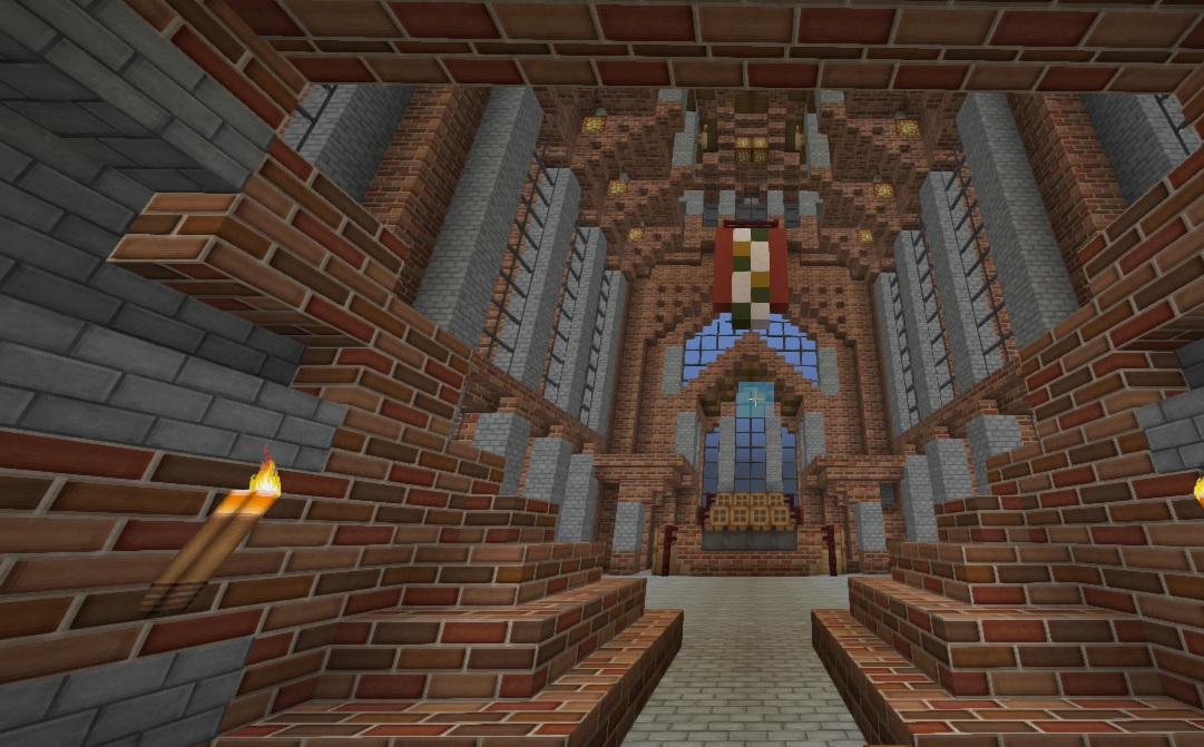 Brick castle/church/canvas Minecraft Map