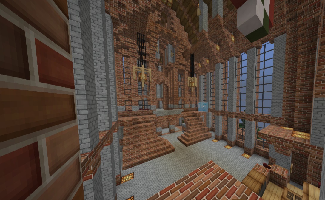 Brick castle/church/canvas Minecraft Map