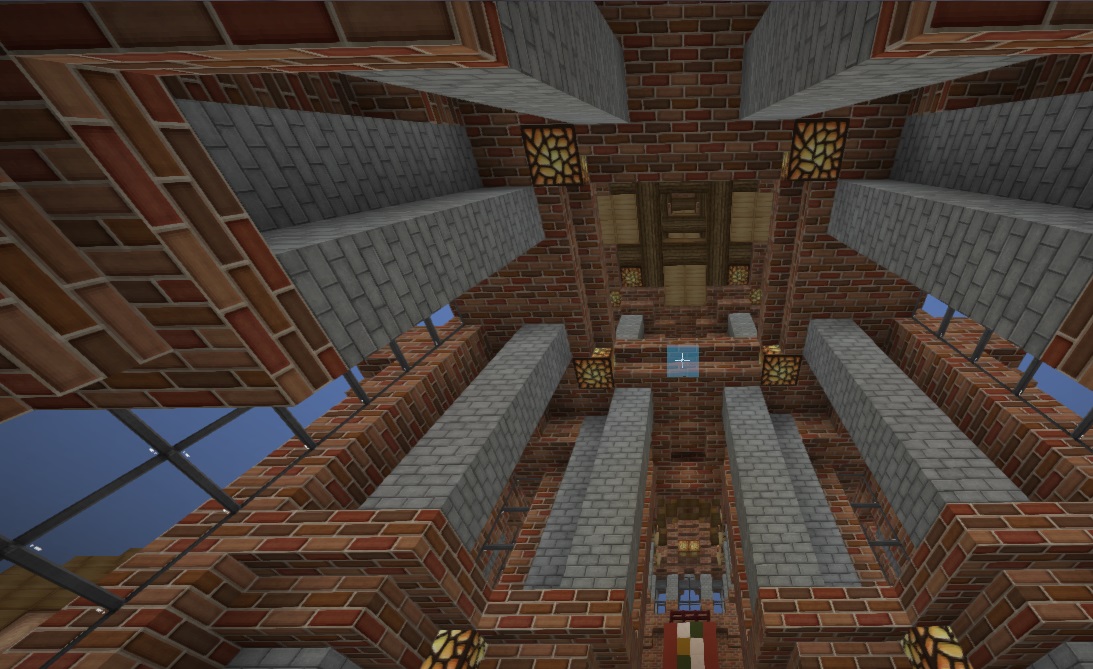 Brick castle/church/canvas Minecraft Map