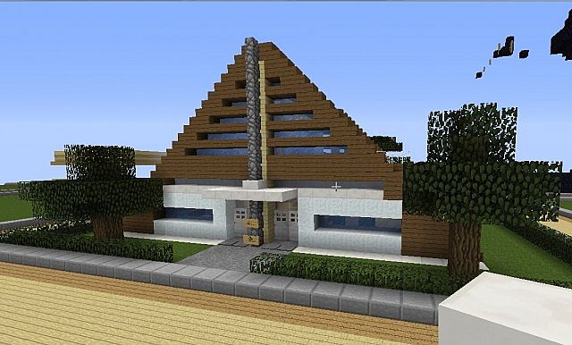 The Triangle House Minecraft Map