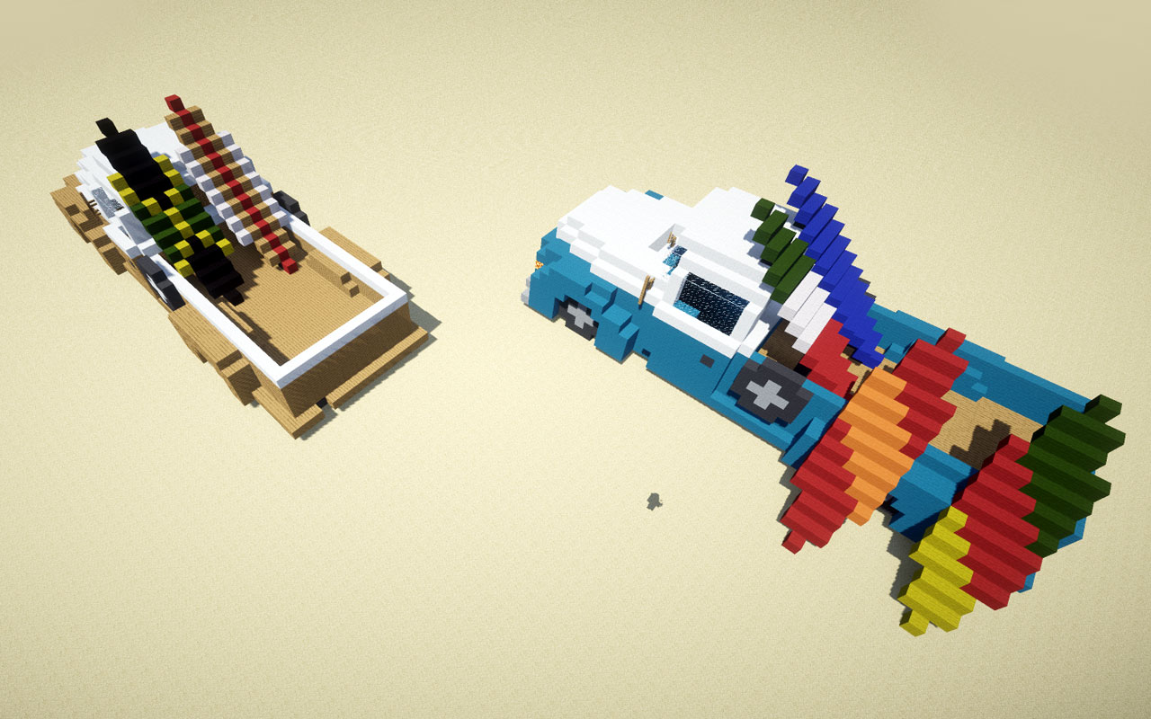 Old Pickup truck Minecraft Map