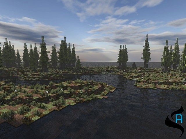 The Great Swamp - Beautiful Custom Biome/Terrain [Pop Reel!] Minecraft Map