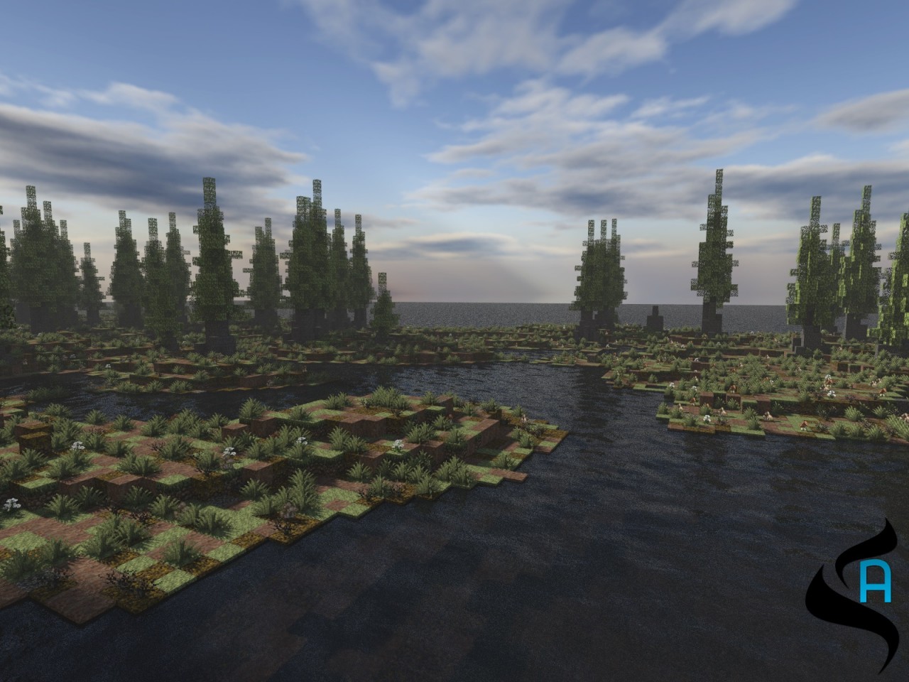 The Great Swamp - Beautiful Custom Biome/Terrain [Pop Reel!] Minecraft Map