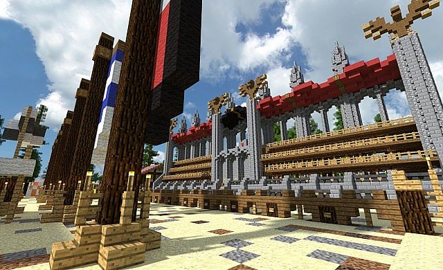 Medieval Tournament Place - fight for honor & glory Minecraft Map