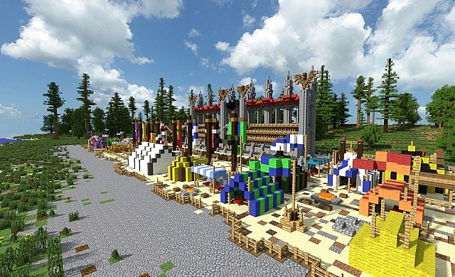 Medieval Tournament Place - fight for honor & glory Minecraft Map