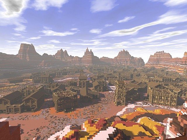 The wild west Minecraft Map