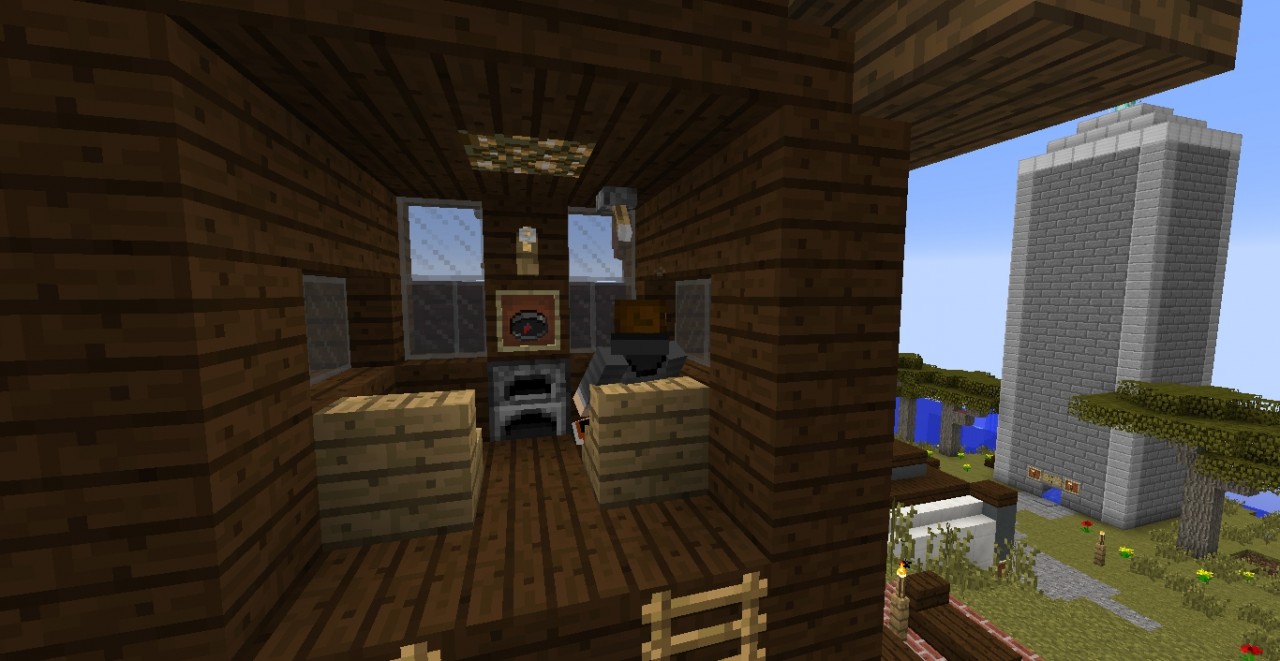 1890's Steam Locomotive Train House! :D Minecraft Map