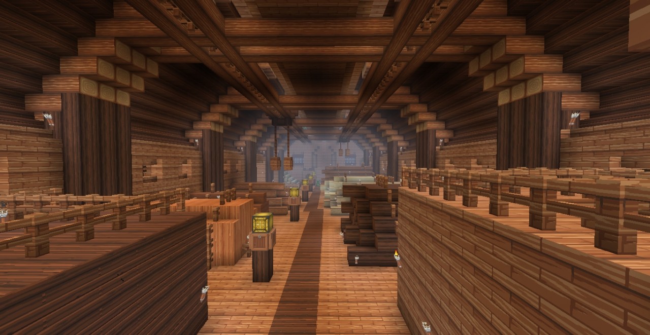 Warcraft II Elven Lumber Mill Minecraft Map