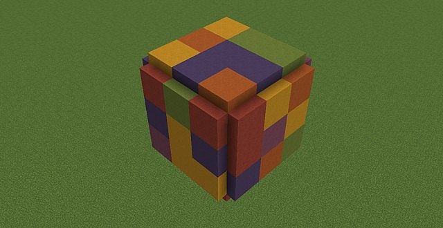 Working Rubix Cube Minecraft Map