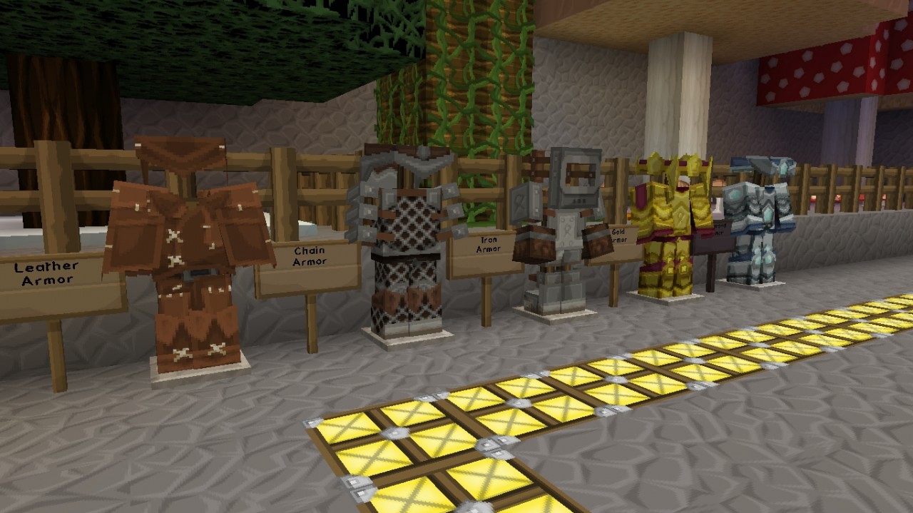 [1.8.1 and lower] Resource Pack Viewing Museum! Minecraft Map